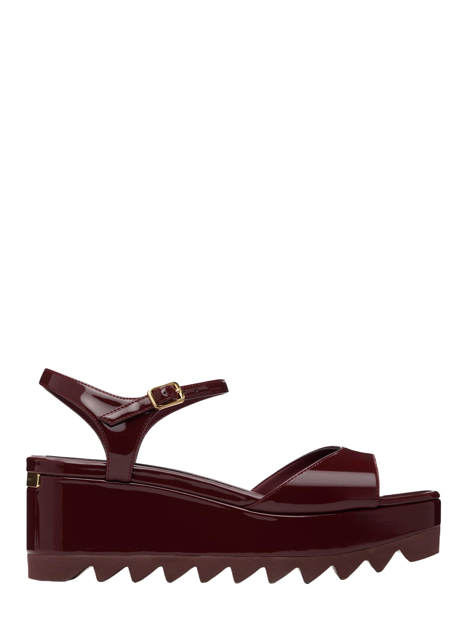 STELLA MCCARTNEY Stella McCartney Elyse Patent Leather Platform Sandals
